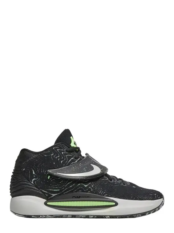 Nike Kd14 Strap Sneakers - Black