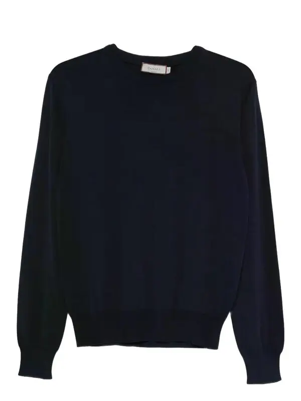 Canali Crew-neck Sweater - Blue