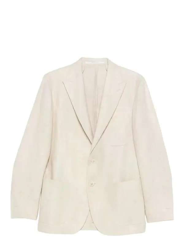 Eleventy Single-breasted Suit Jacket - Neutrals