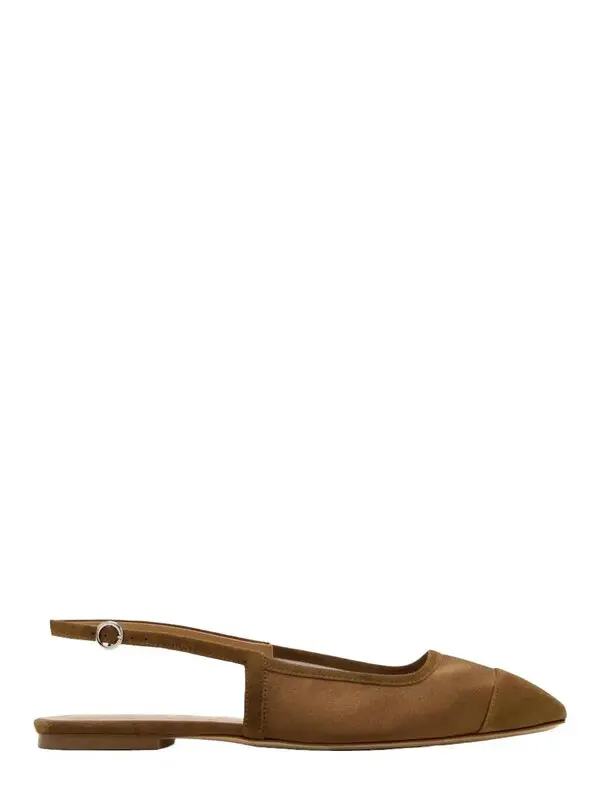 AeydĒ Geraldine Slingback Ballerinas - Brown
