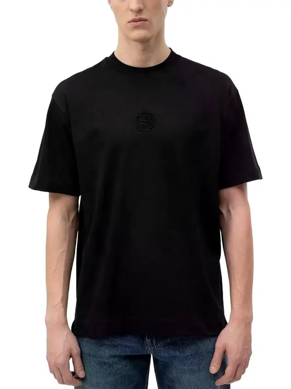 BOSS Logo-emed T-shirt - Black