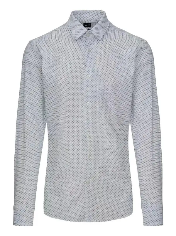 BOSS Long Sleeve Shirt - White