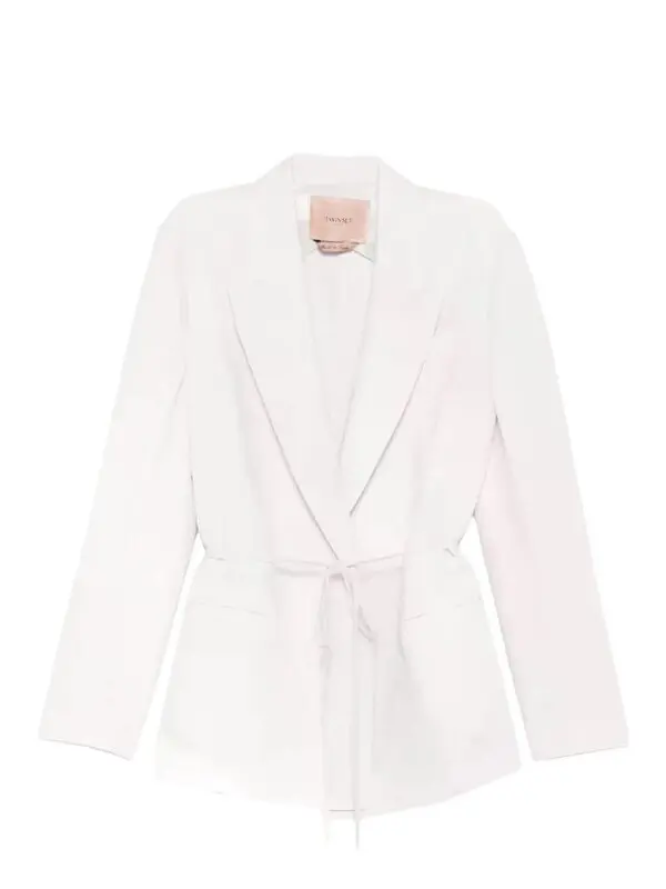 TWINSET Tie Waist Blazer - Pink