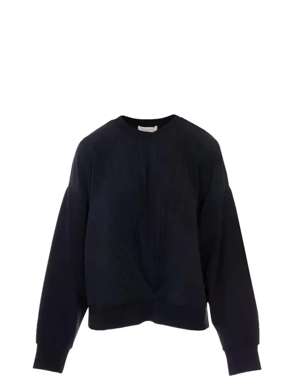 TWINSET Long-sleeve Crewneck Sweatshirt - Black