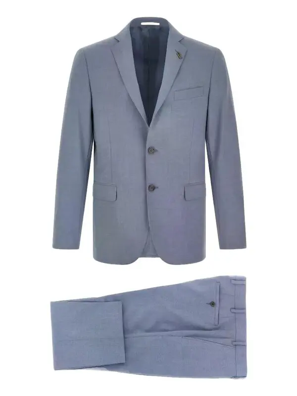 Pal Zileri Flap-pockets Suit - Blue
