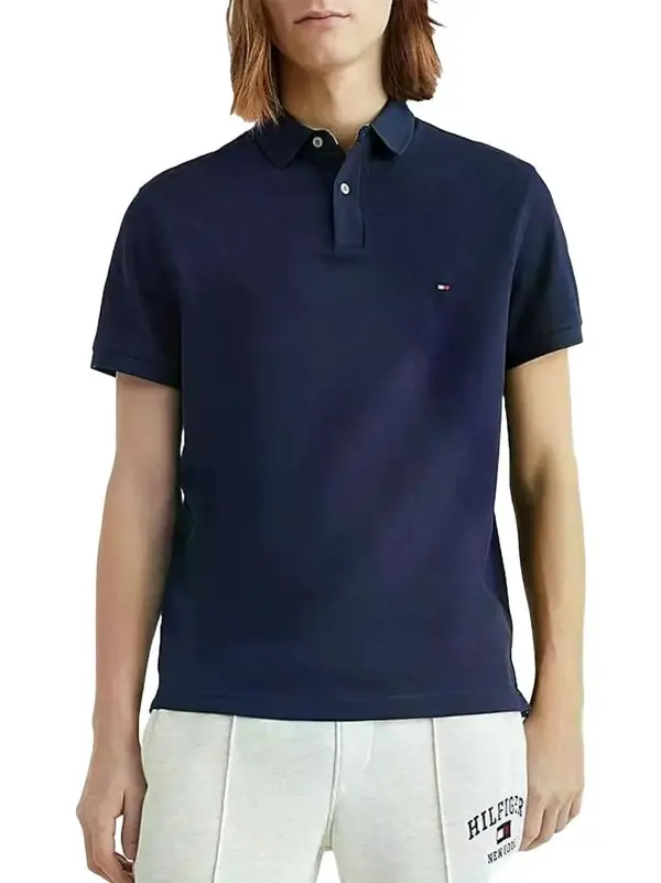Tommy Hilfiger Short-sleeve Polo Shirt - Blue