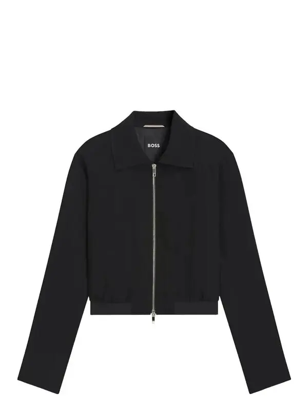 BOSS Zip-up Jacket - Black