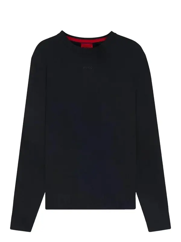 Hugo Logo-detail Sweater - Blue