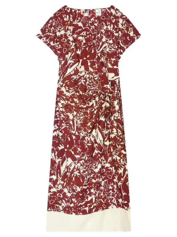 Paul Smith Floral-print Midi Dress - Red