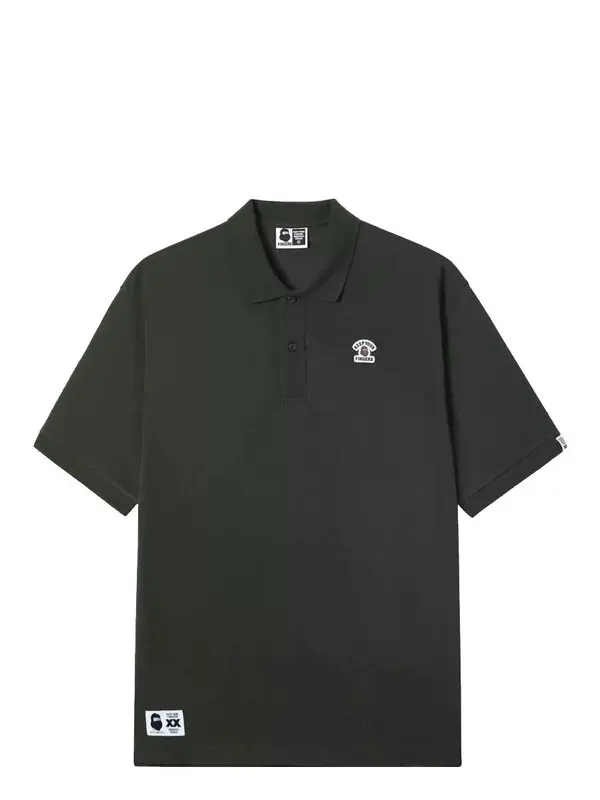 FINGERCROXX Logo-appliqué Polo Shirt - Green