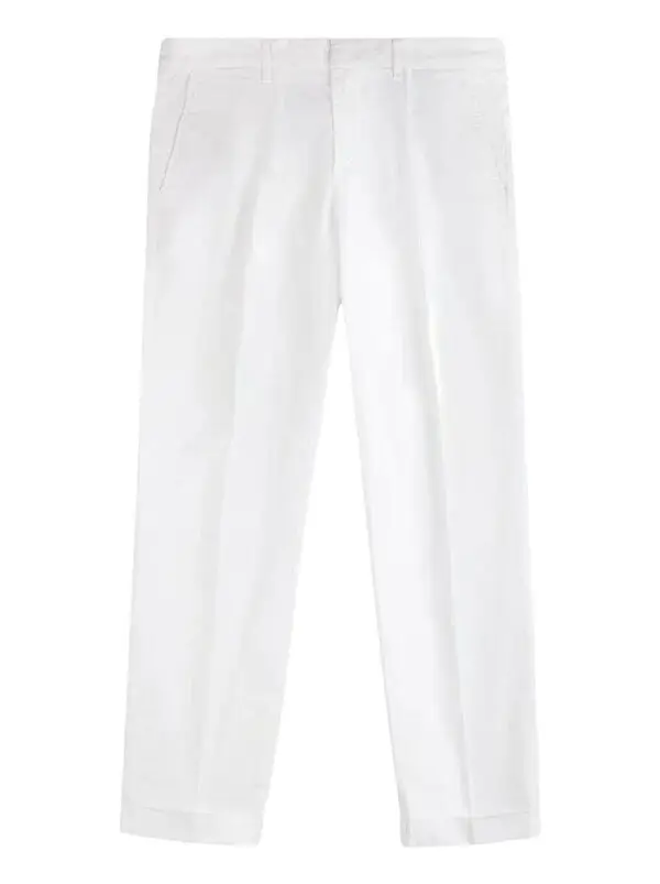 FAY Classic Capri Trousers - White