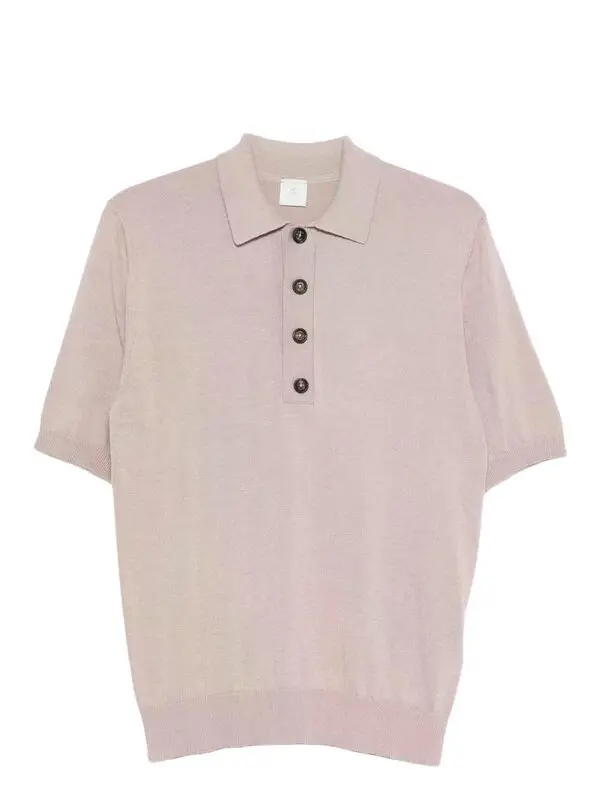Eleventy Fine-knit Polo Shirt - Neutrals