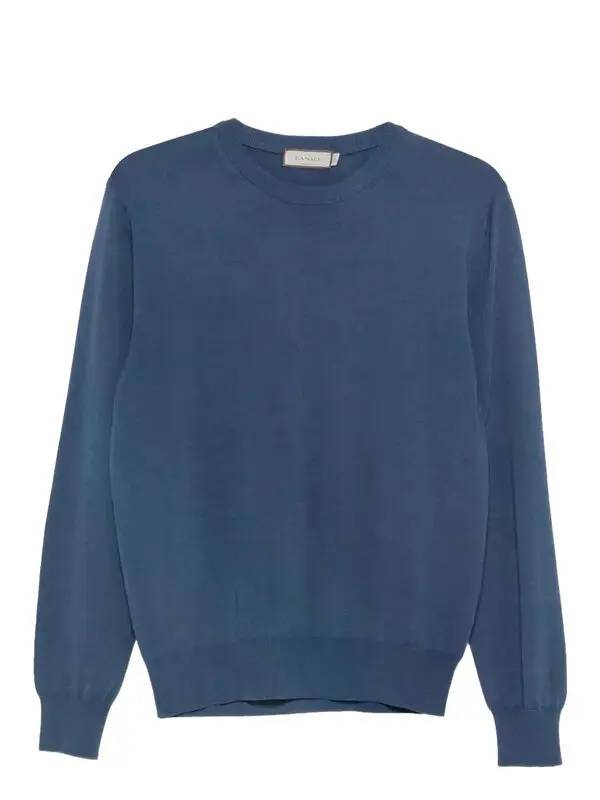 Canali Crew-neck Sweater - Blue
