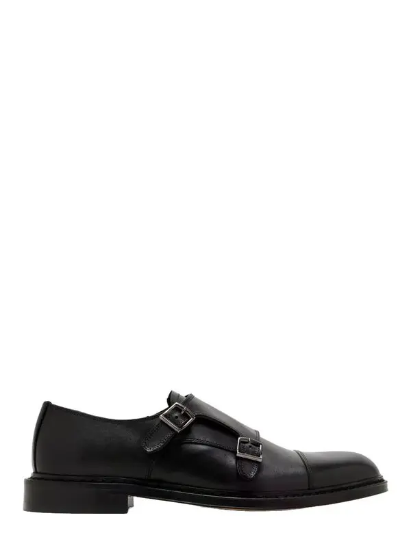 STURLINI FIRENZE Buckled Monk Shoes - Black