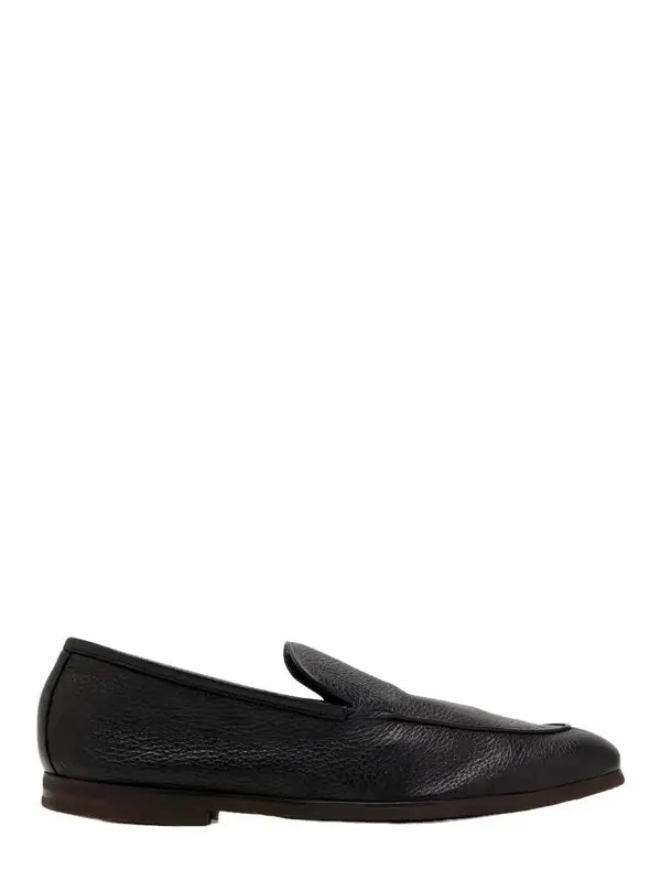 BARRETT Textured Loafers - Black