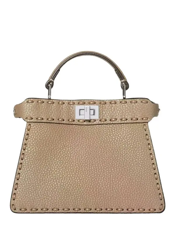 Fendi Peekaboo Top Handle Bag - Neutrals