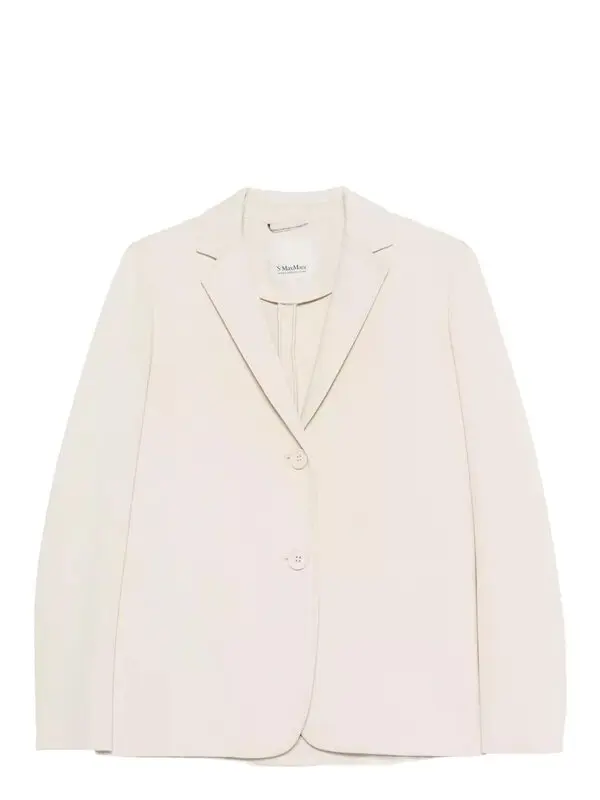 Max Mara Buttoned Blazer - Neutrals