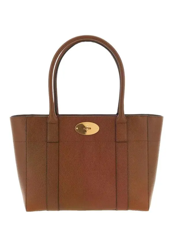 Mulberry Leather Tote Bag - Brown