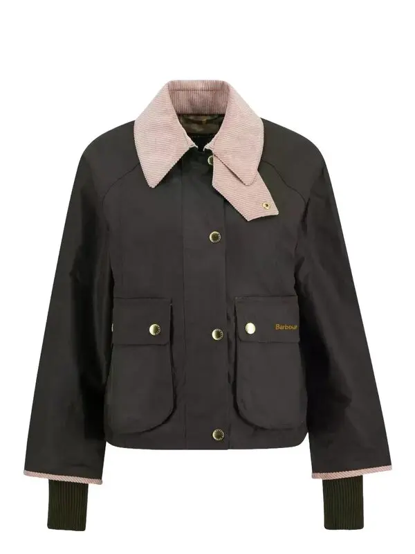 Barbour Beadnell Cropped Jacket - Brown