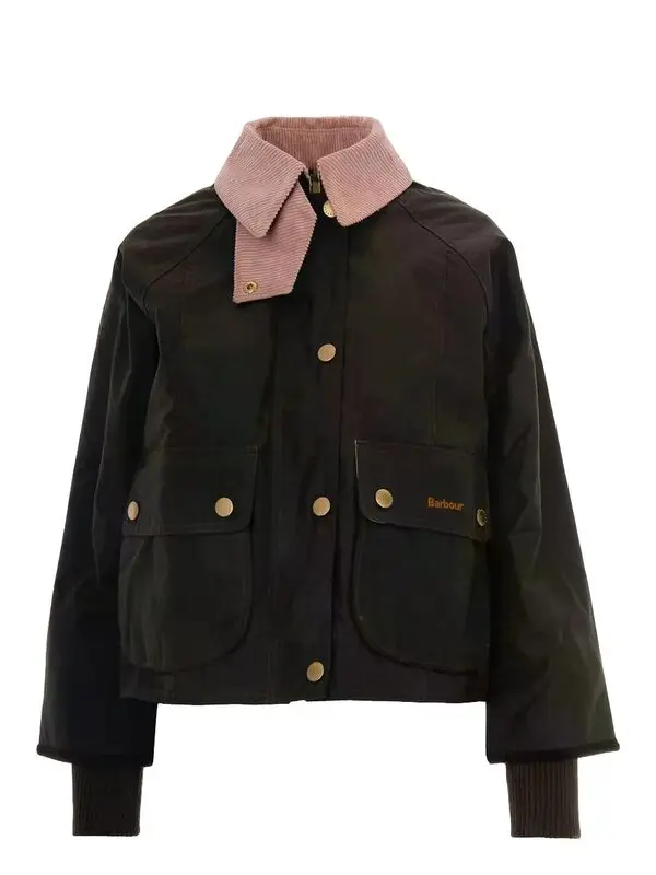 Barbour Beadnell Cropped Jacket - Brown