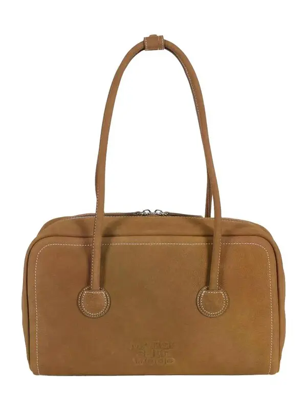 MARGESHERWOOD Logo Shoulder Bag - Neutrals