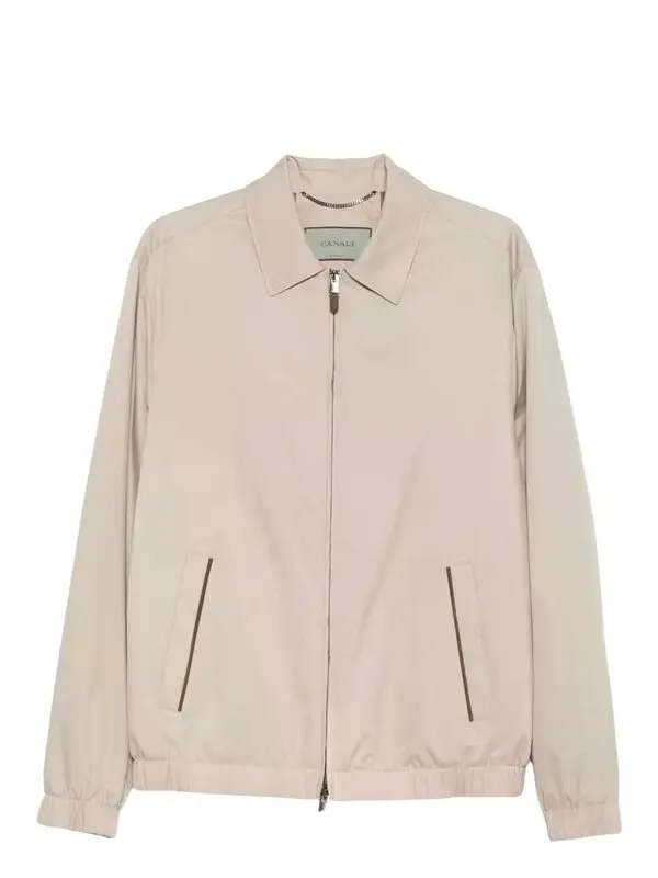 Canali Zip-up Jacket - Neutrals