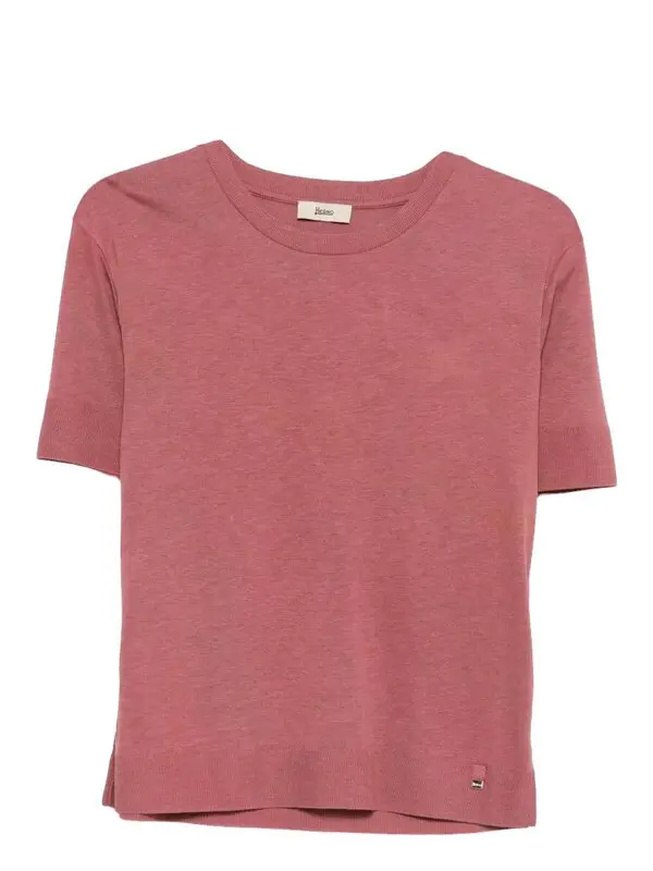 Herno Crew-neck T-shirt - Pink