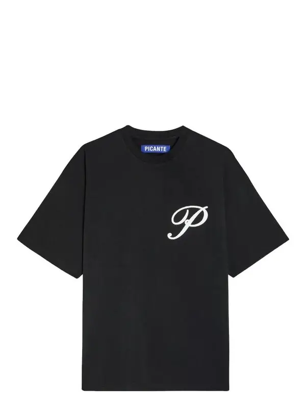 PICANTE Logo-print T-shirt - Black
