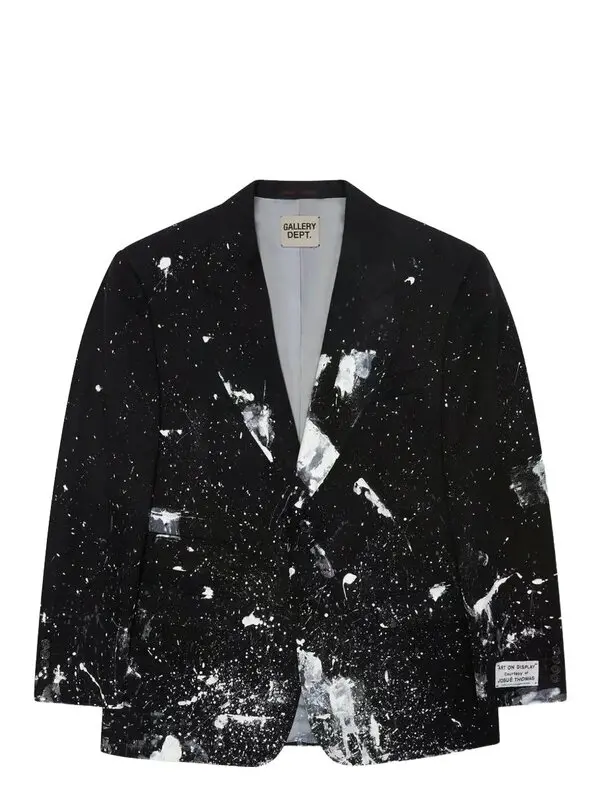 GALLERY DEPT. Splatter-print Blazer - Black