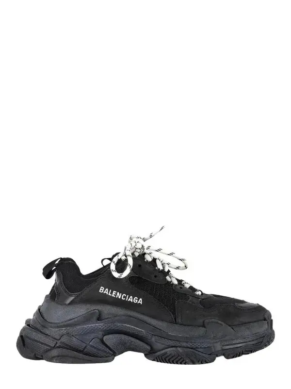 Balenciaga Triple S Lace-up Sneakers - Black