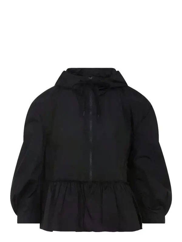 Simone Rocha Puff-sleeve Hooded Jacket - Black