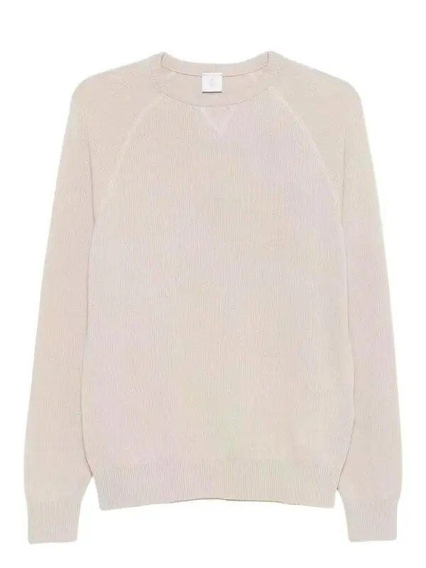 Eleventy Round-neck Sweater - Neutrals