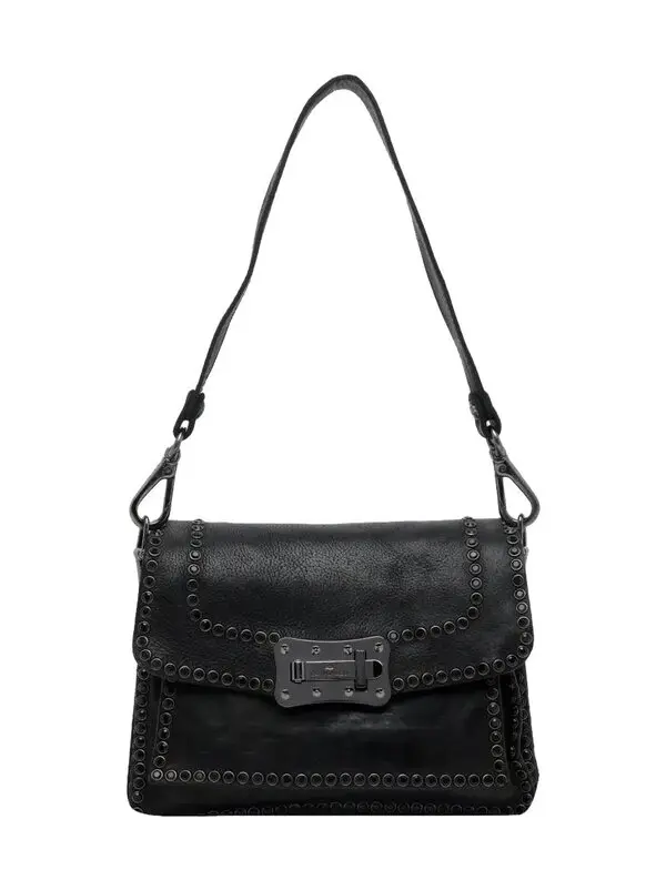 CAMPOMAGGI Small Agnese Crossbody Bag - Black