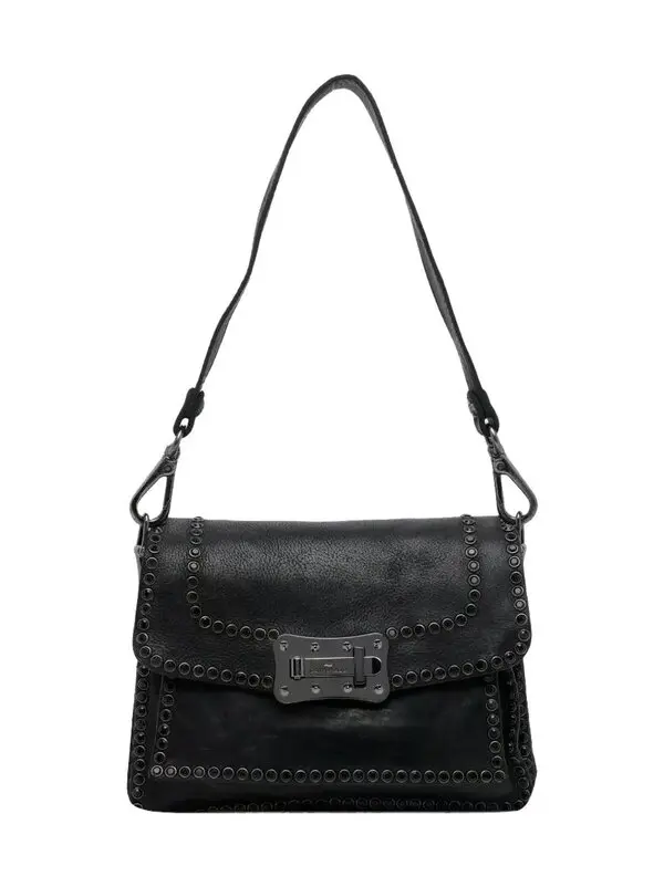 CAMPOMAGGI Small Agnese Crossbody Bag - Black