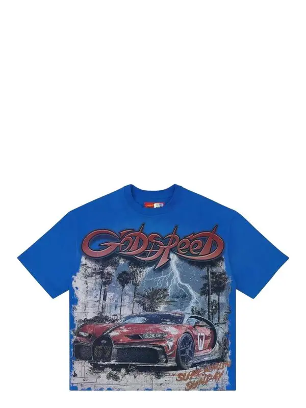 GODSPEED Graphic-print T-shirt - Blue