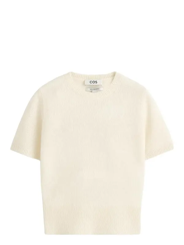 Cos Cashmere T-shirt - Beige