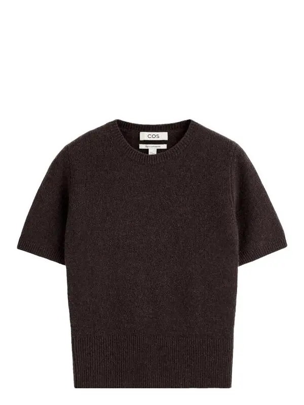 Cos Cashmere T-shirt - Brown