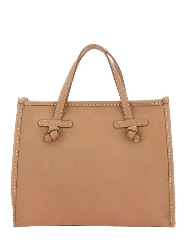 MARCELLA CLUB Miss Marcella 32 Leather Tote Bag - Neutrals