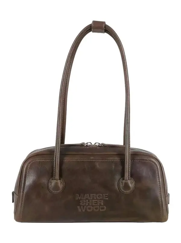 MARGESHERWOOD Soft Boston Shoulder Bag - Brown