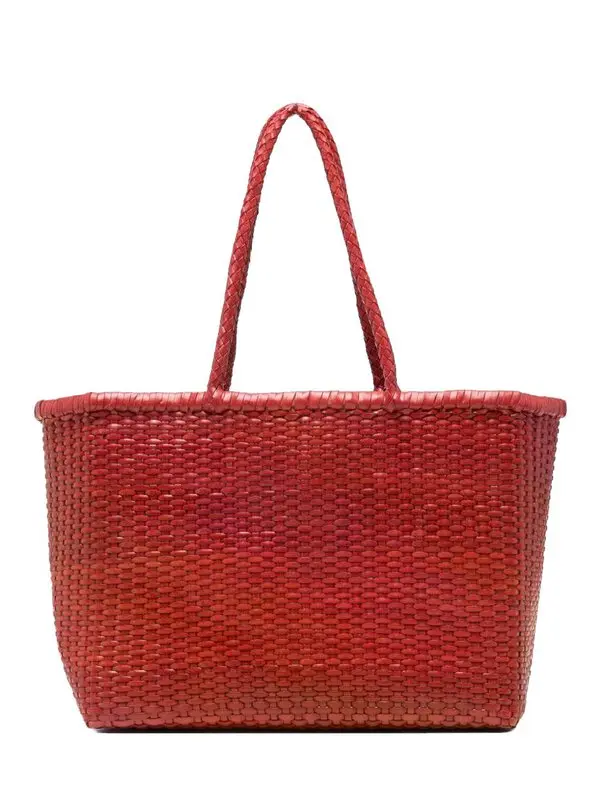 Dragon Diffusion B Weave Big Shoulder Bag - Red