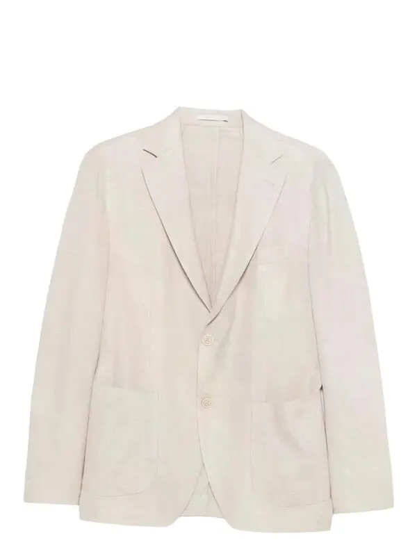 Eleventy Single-breasted Blazer - Neutrals