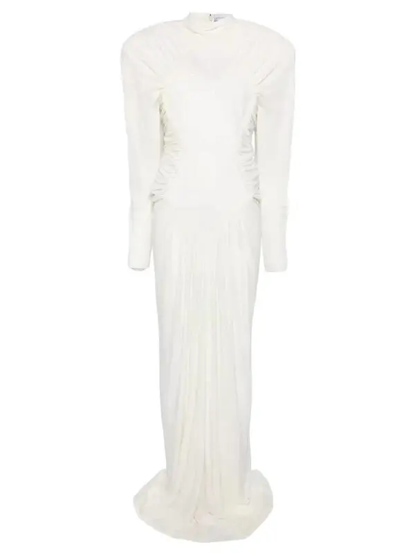Stella McCartney Draped Dress - White