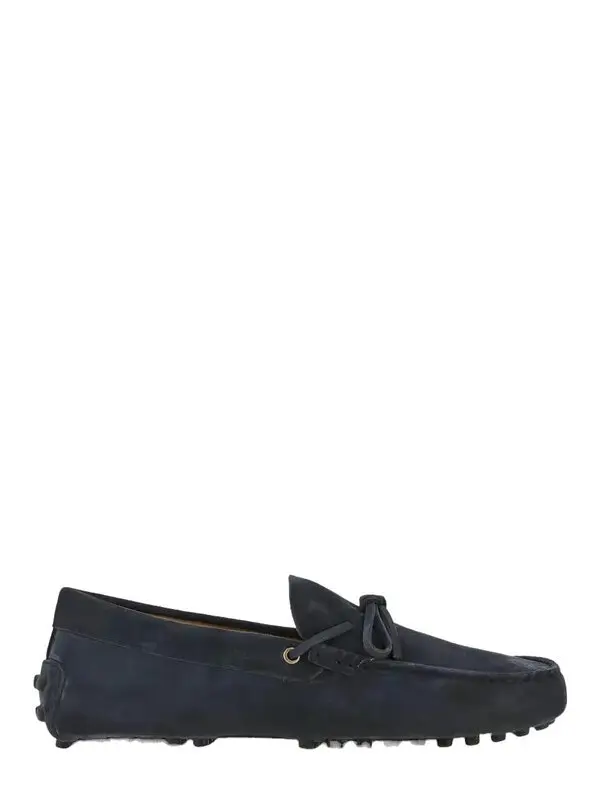 TOD'S Gommino Suede Boat Shoes - Blue