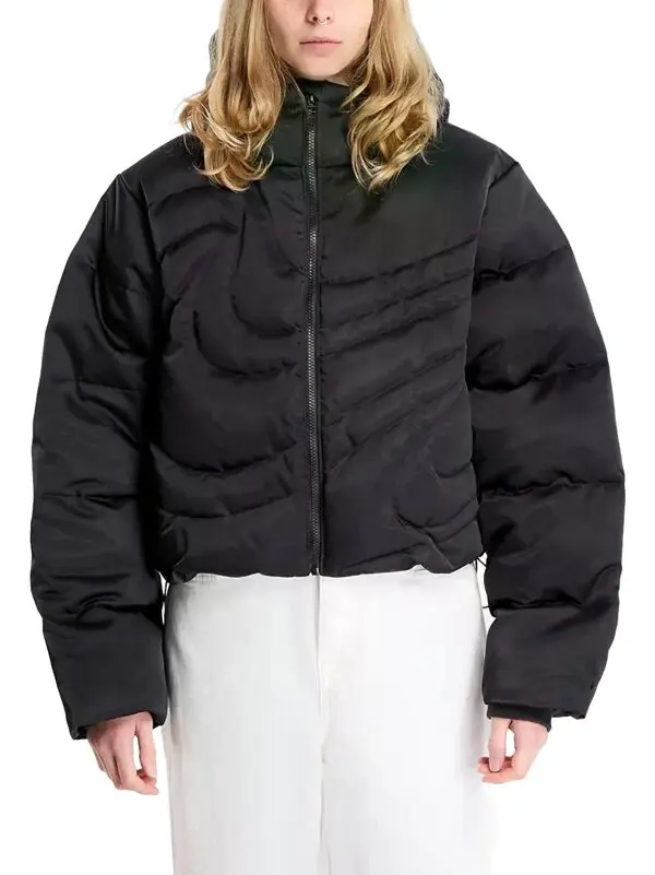 Nike Oversized Hooded Puffer Jacket - Black