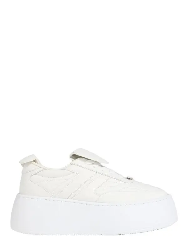 GIUSEPPE ZANOTTI Gz League Maxi Quilted Leather Platform Sneakers - White