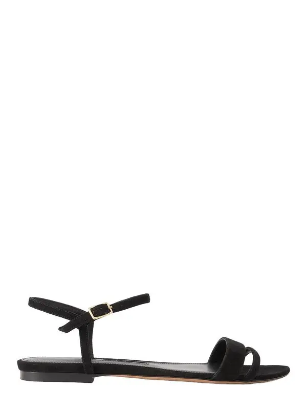 EMME PARSONS Simple Suede Sandals - Black