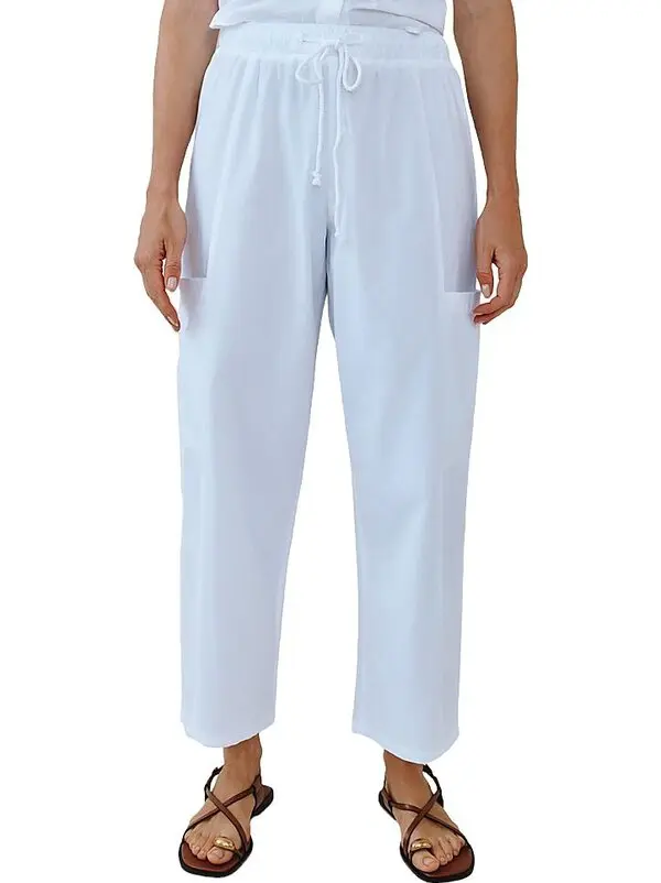 Bella Dahl Side Pocket Seamed Pants - White