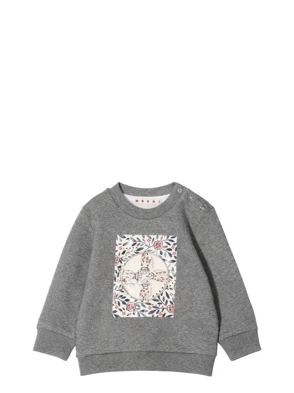 Marni Sweatshirt With Logo - Grey