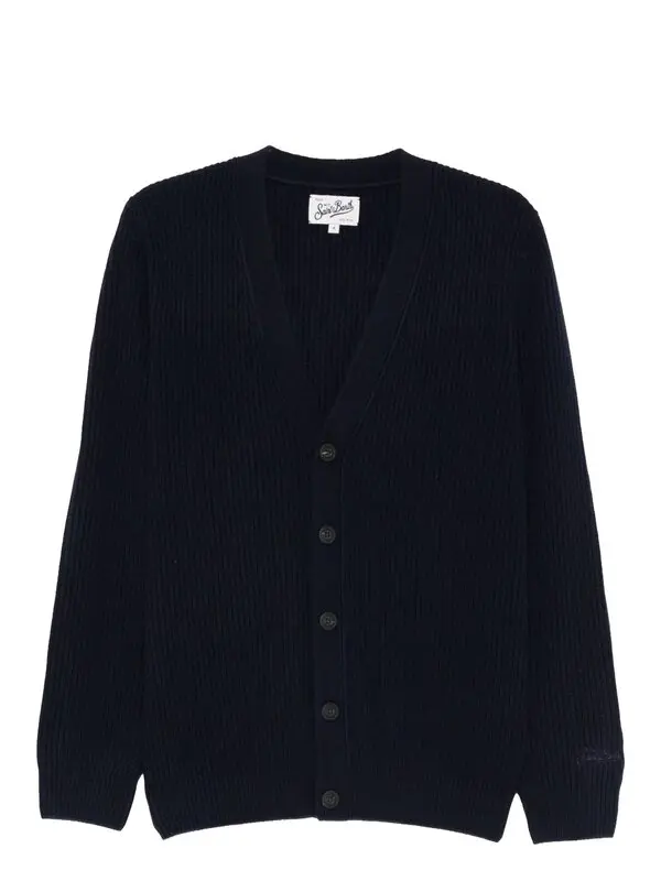 MC2 SAINT BARTH Wool Cardigan - Blue