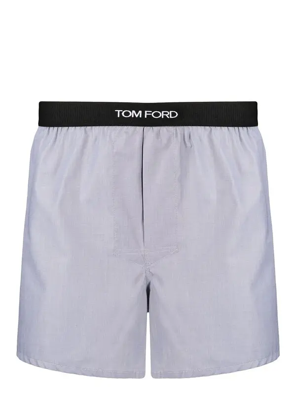 TOM FORD Cotton Shorts - Grey